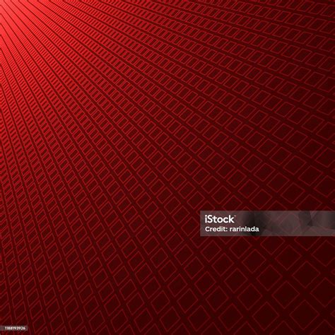 대각선 원근 사각형 패턴 텍스처와 추상적 인 빨간색 그라데이션 방사형 배경입니다 0명에 대한 스톡 벡터 아트 및 기타 이미지 0명 가리기 개념 Istock