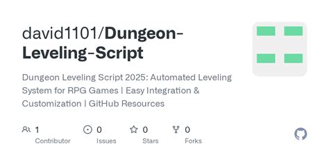 Github David1101dungeon Leveling Script Dungeon Leveling Script 2025 Automated Leveling