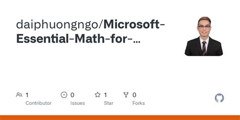 Github Daiphuongngomicrosoft Essential Math For Machine Learning Python Edition