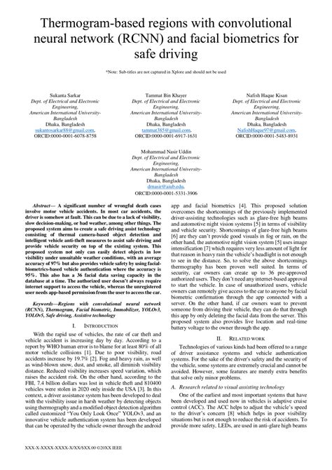 Pdf Thermogram Based Regions With Convolutional Neural Network Rcnn