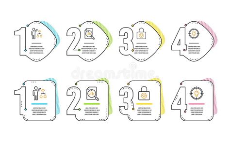 Algorithm Password Encryption And Analytics Graph Icons Set Idea Sign Vector Stock Vector