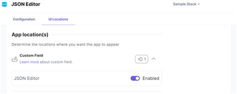 Json Editor App Installation Guide Contentstack