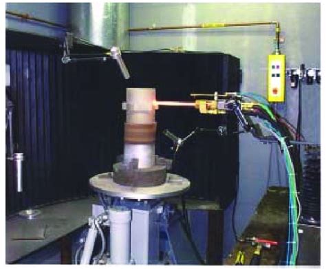 Hvof Spray Of Test Specimens At Frc E Download Scientific Diagram