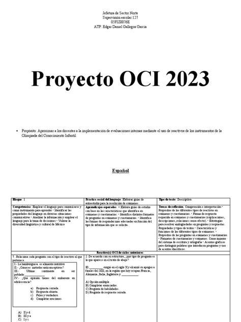Proyecto Oci 2023 Terminado Pdf