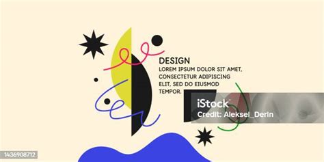 다양한 모양의 현대 기하학적 구성 디자인에 대한 일러스트레이션 추세 차트의 추상적 배경입니다 감각 지각에 대한 스톡 벡터 아트 및 기타 이미지 Istock