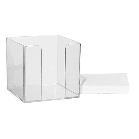Acrylic Memo Paper Cube Holder Eziningi Plastics