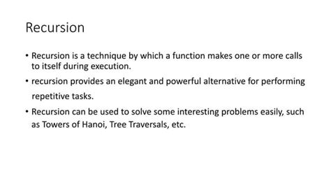 Unit1 Data Structure Recursion Model With Examplepptx