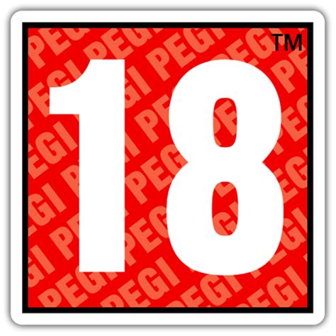 Autocollant Pegi 18