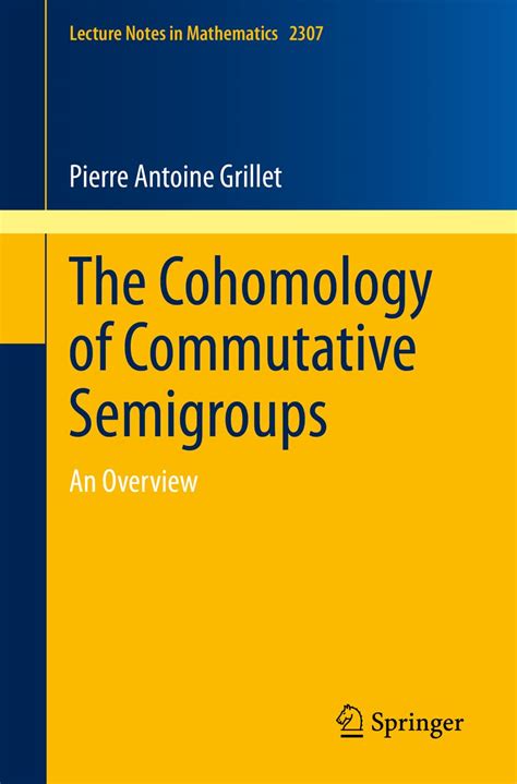 The Cohomology Of Commutative Semigroups An Overview Lecture Notes In