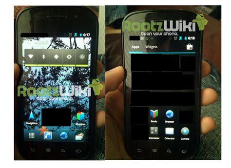 Filtran Imágenes De Android Ice Cream Sandwich Corriendo En Un Nexus S