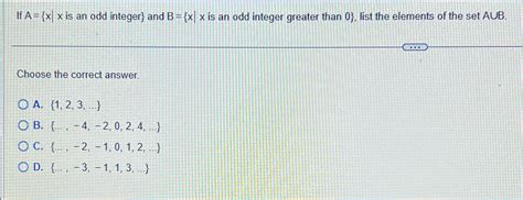 Solved If Is An Odd Integer Chegg