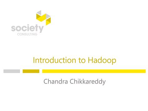 Introduction To Hadoop Ppt