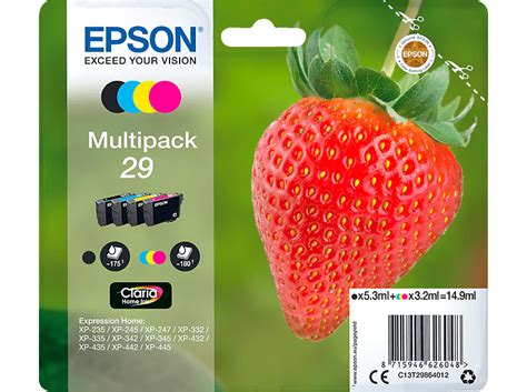 Epson Xp Xp Multipack Erdbeere Original Tintenpatrone Mehrfarbig C T