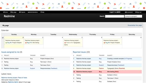redpenny theme redmine themes