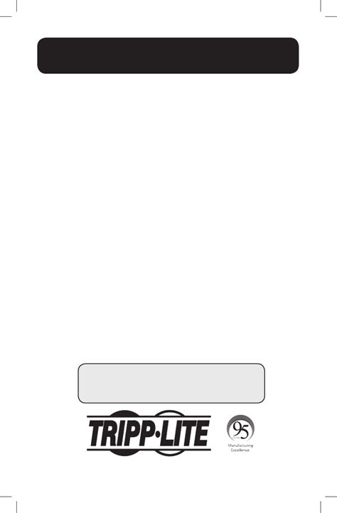 Tripp Lite Smartonline Su1500rtxl2ua Manual 48 Sider