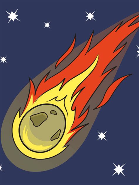 Easy Comet Step By Step Tutorial Easy Drawing Guides