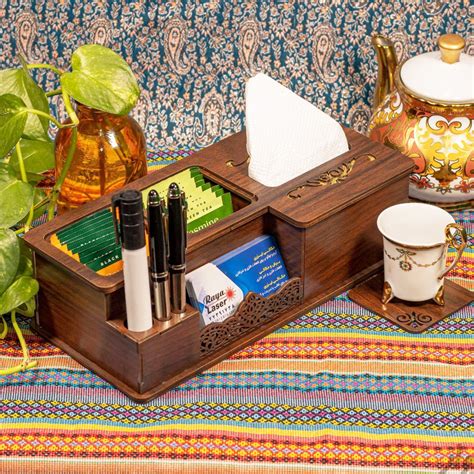 استند چوبی رومیزی مدیریتی