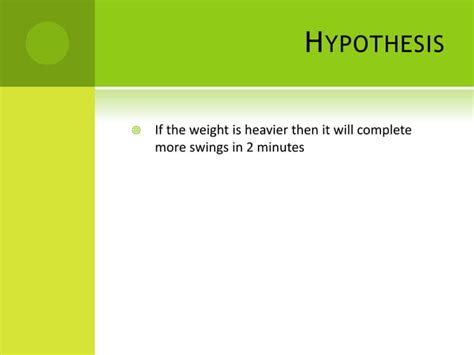 Pendulum Swing Ppt Free Download