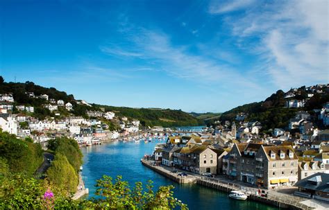 Looe Cornwall England Houses Rivers Hd Wallpaper Rare Gallery