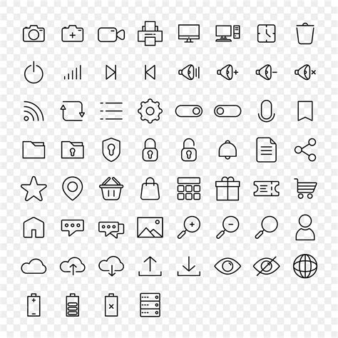 기본 사용자 인터페이스 아이콘 아이콘 일러스트 카메라 일러스트 기본 상 아이콘 Png 일러스트 및 벡터 에 대한 무료