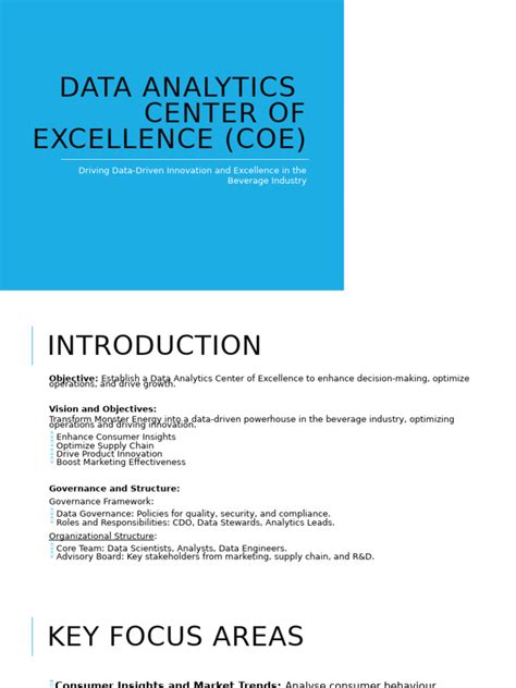 Data Analytics Coe For Center Of Excellence V4 Pdf