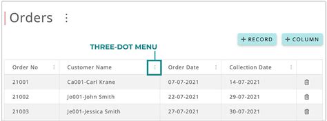 How To Change A Column Name Or Column Type