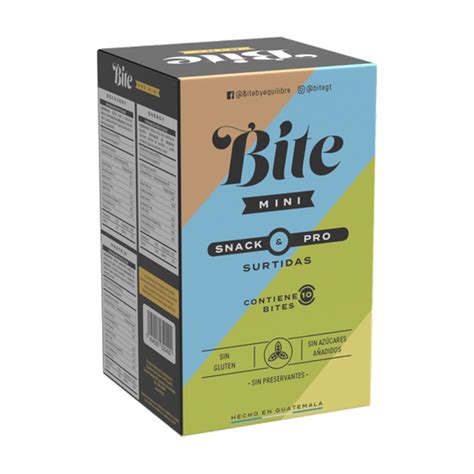 Barras Bite Tagged Mini Bites Bite Guatemala