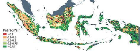 Spatial Pearsons Correlation Coefficient R For The Validation Period