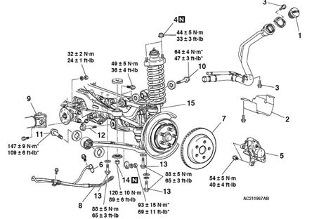 Rear Suspension Diagram And Torque Specs Evolutionm Mitsubishi