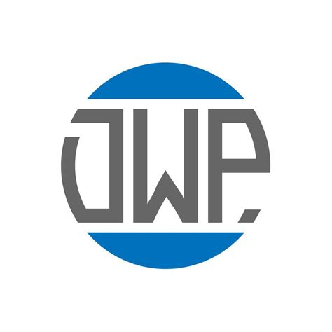 Dwp Letter Logo Design On White Background Dwp Creative Initials