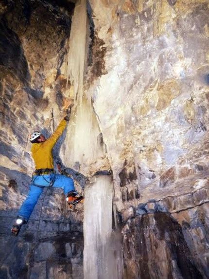 Ice Climbing And Dry Tooling In The Val Di Fassa Dolomites