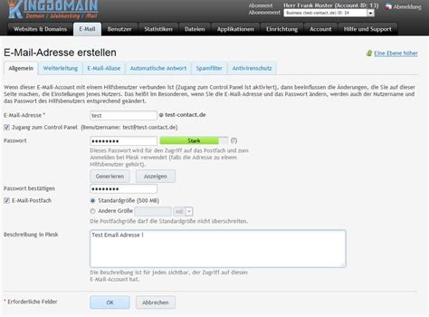 Plesk Web Host Edition Bei Kingdomain Faq Kingdomain