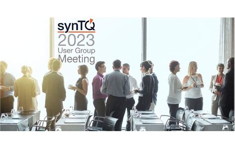 Process And Control Today Optimal Announces Syntq User Group Meeting