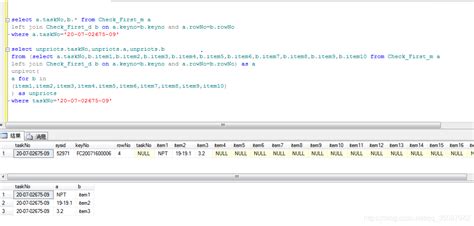 Sql 列值转为行值（unpivot）sql列转行unpivot Csdn博客