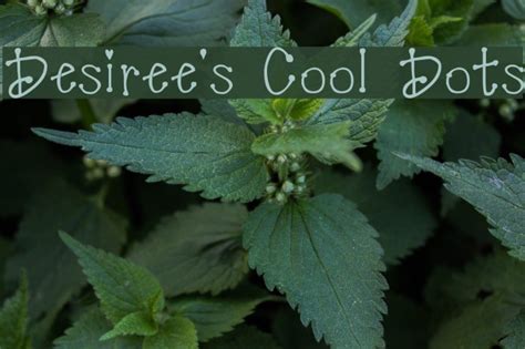 Desirees Cool Dots Font