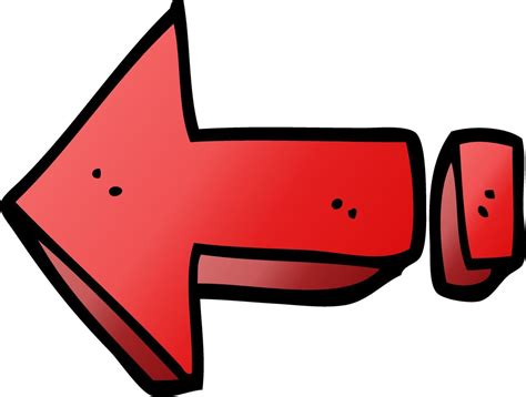 Cartoon Doodle Arrow Pointing Direction 12165987 Vector Art At Vecteezy