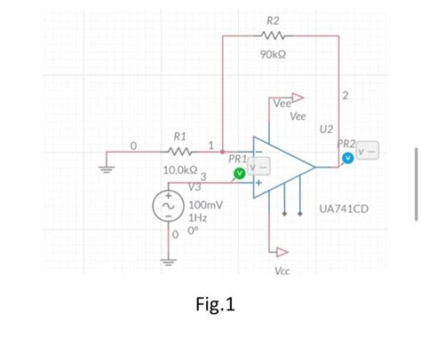 Solved Fig 1Procedure 1 Connect The Circuit As Shown In Chegg Com