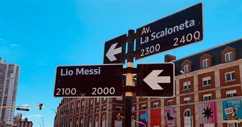 ¡avenida Lionel Messi Argentinos Cambian El Nombre De Una Calle En