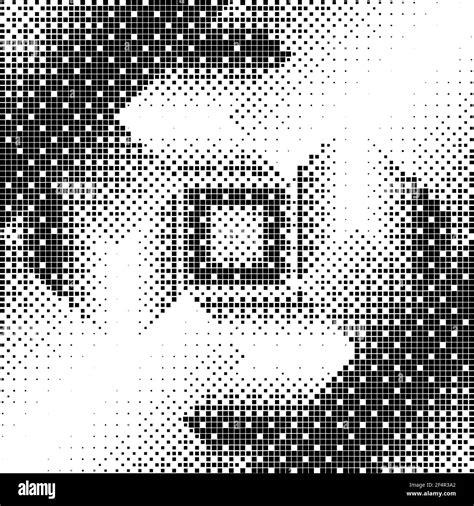 Abstract Square Halftone Vector Illustration Stock Vector Image Art Alamy