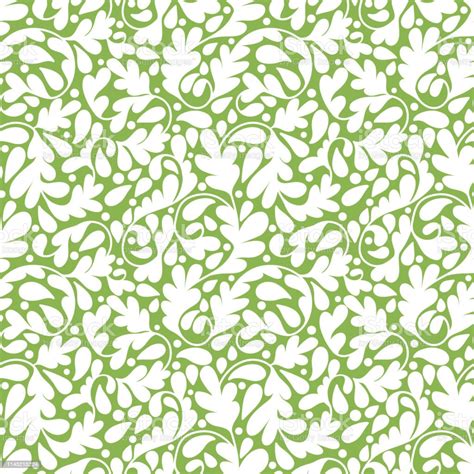 녹색과 흰색 벡터 잎 완벽 한 패턴입니다 빈티지 장식입니다 페이 즐 리 요소 직물에 대 한 좋은 초대장 전단지 메뉴 브로셔 배경 벽지 장식 포장 또는 원하는 아이디어 0명에