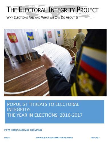 Electoral Integrity Report 2019 — The Electoral Integrity Project Eip