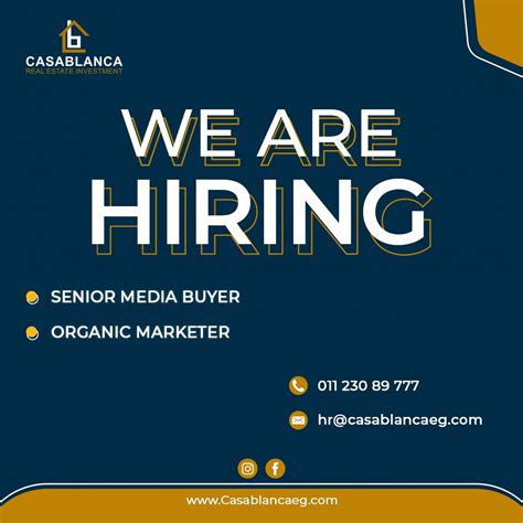 Alaa Elgohary On Linkedin We Are Hiring Immediately 1 Senior Media Buyer 2 Organic