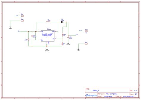 Boost Converter Xl6009e1 Platform For Creating And Sharing Projects Oshwlab