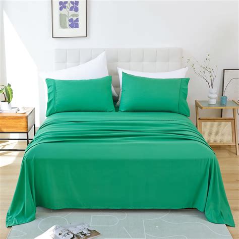 4 Piece Queen Size Sheet Set Luxury Soft Comfy Bed Sheets