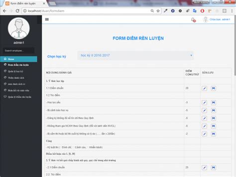 source code website quản lý sinh viên thực tập php lavarel full code