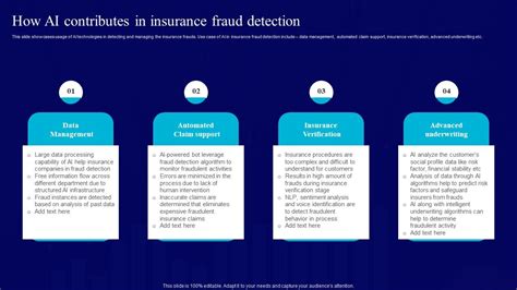 Ai Use Cases For Finance How Ai Contributes In Insurance Fraud Detection Ai Ss V Ppt Sample