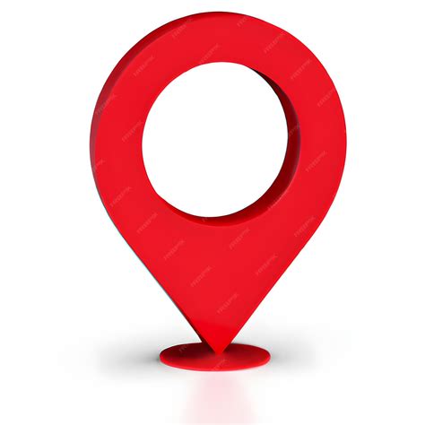 Premium Photo 3d Red Map Pointer Pinaigenerated
