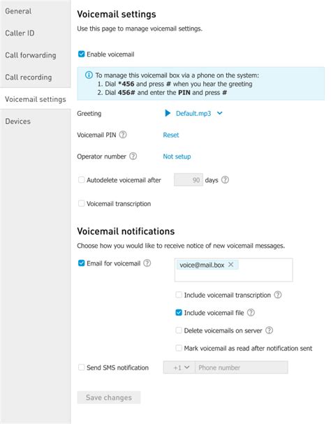 How To Set Up User Voicemail