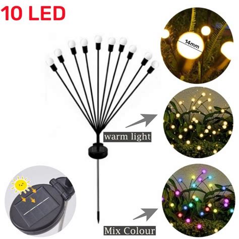 Заказать Світильник на Сонячній Батареї для Саду Світлячок Вуличний Декоративний Ліхтарик на 10