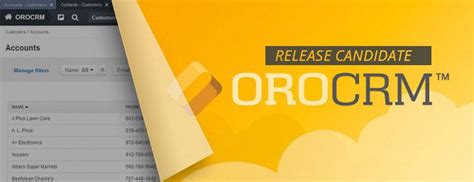 Orocrm Version 1 0 0 Release Candidate 2 Is Now Available